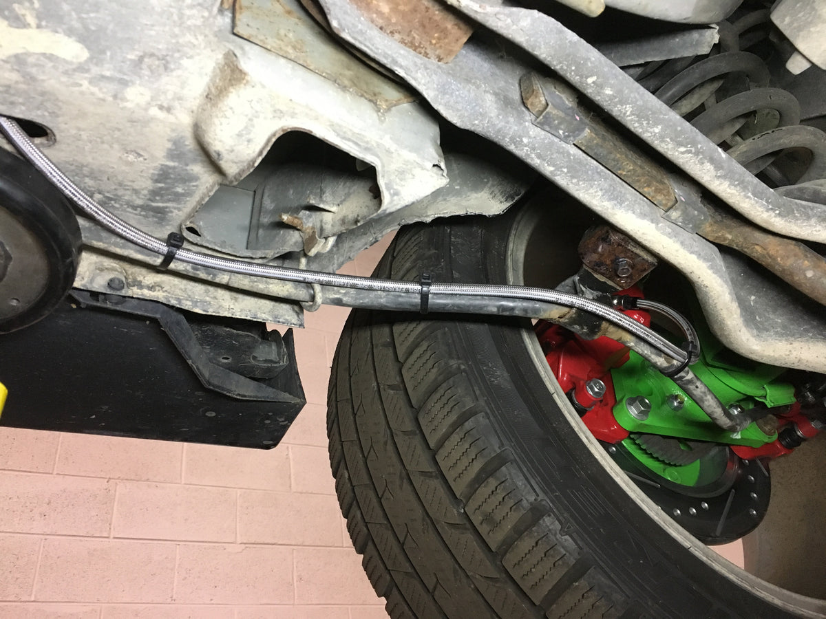 Line Kit for SN95 / New Edge Mustang Hydro E-Brake w/ Dual Calipers ...